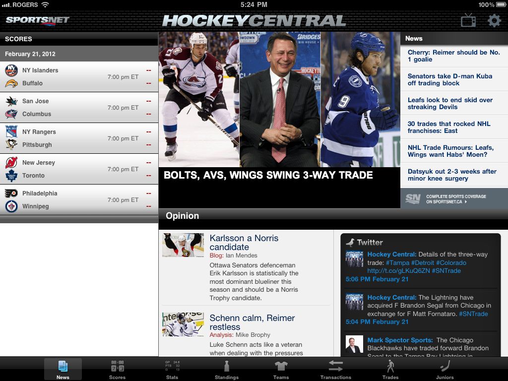 TSN, Sportsnet, go multi-platform for NHL trade day - Cartt.ca