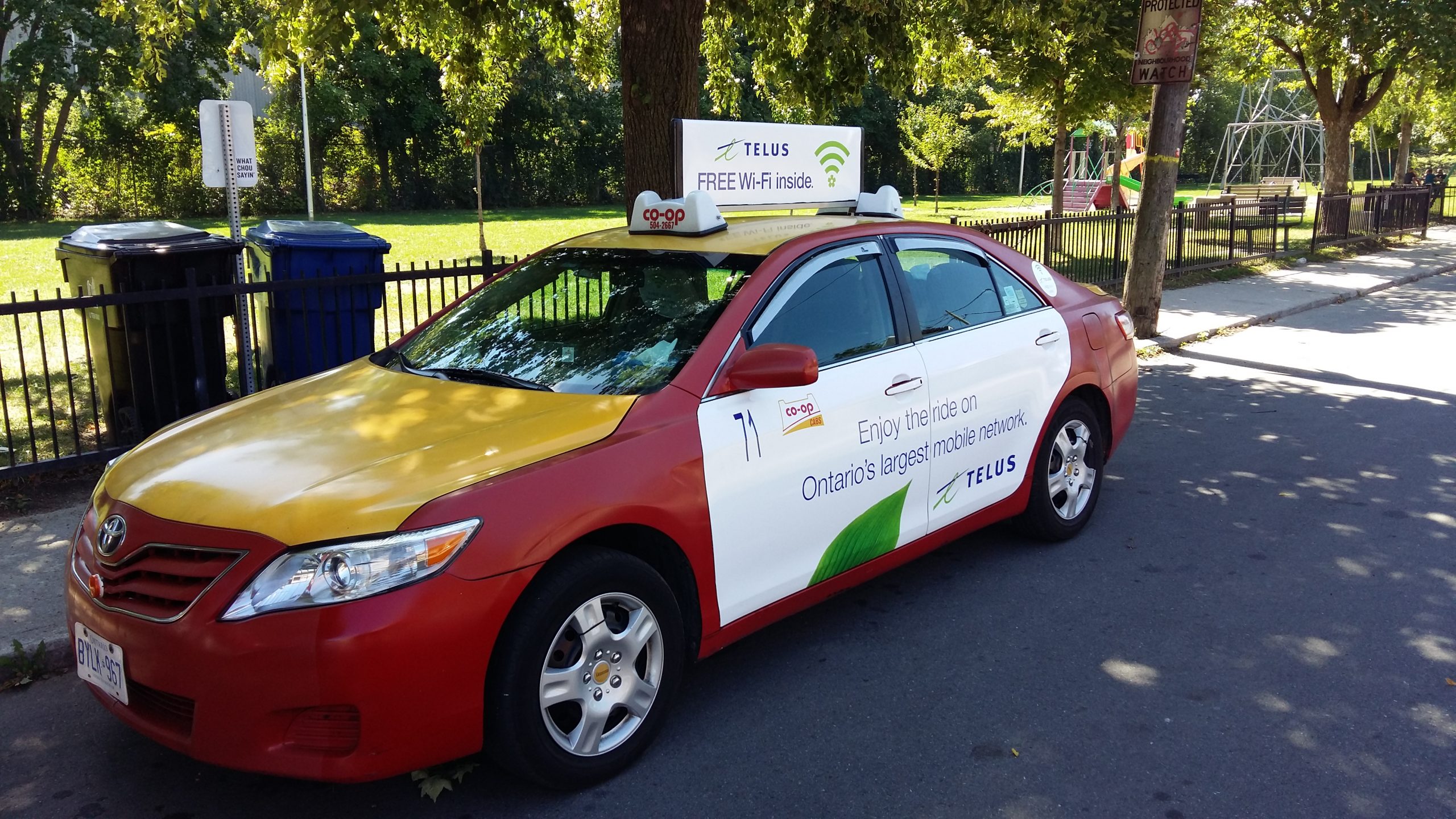 Telus powers free Wi-Fi on-the-go in Toronto's Co-op Cabs - Cartt.ca