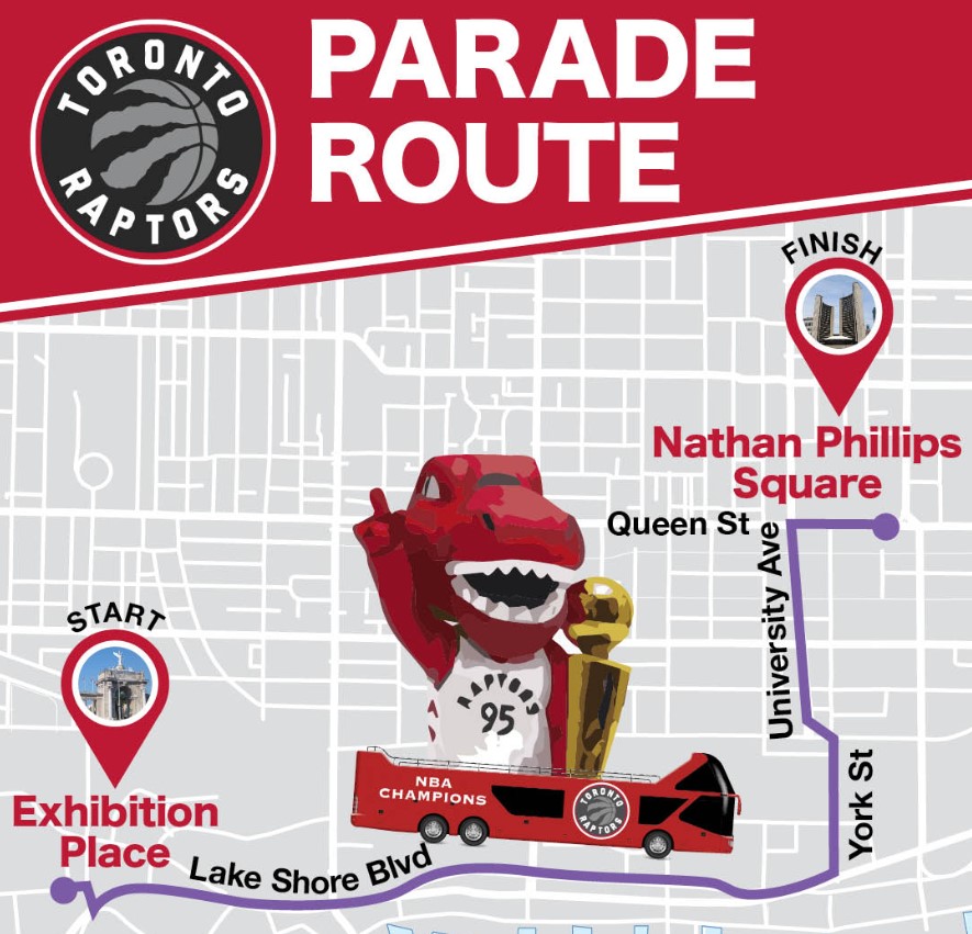Raptors’ victory parade to air across CTV, TSN, Sportsnet, Citytv, OMNI ...