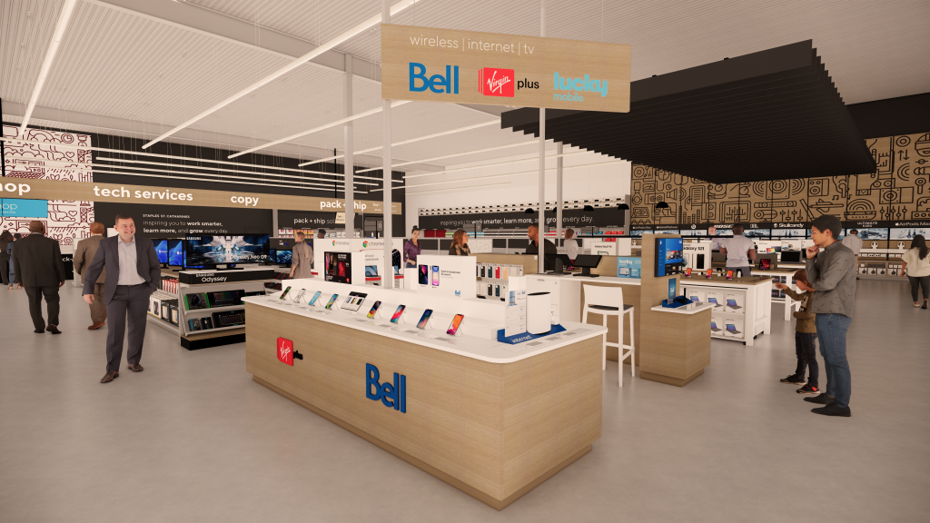 Staples to host Bell kiosks starting late spring in multi-year ...